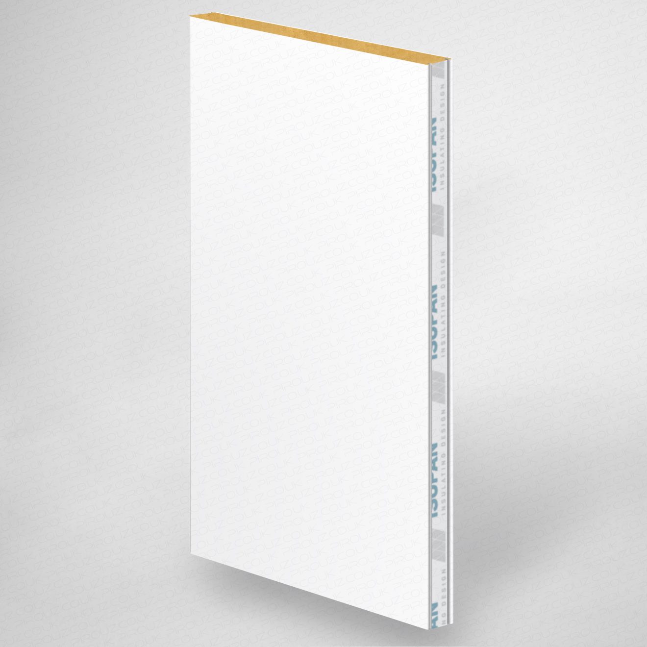 PVC Coated Insulated Panels 2200mm Length. 1150mm Width. 80mm Thickness ...