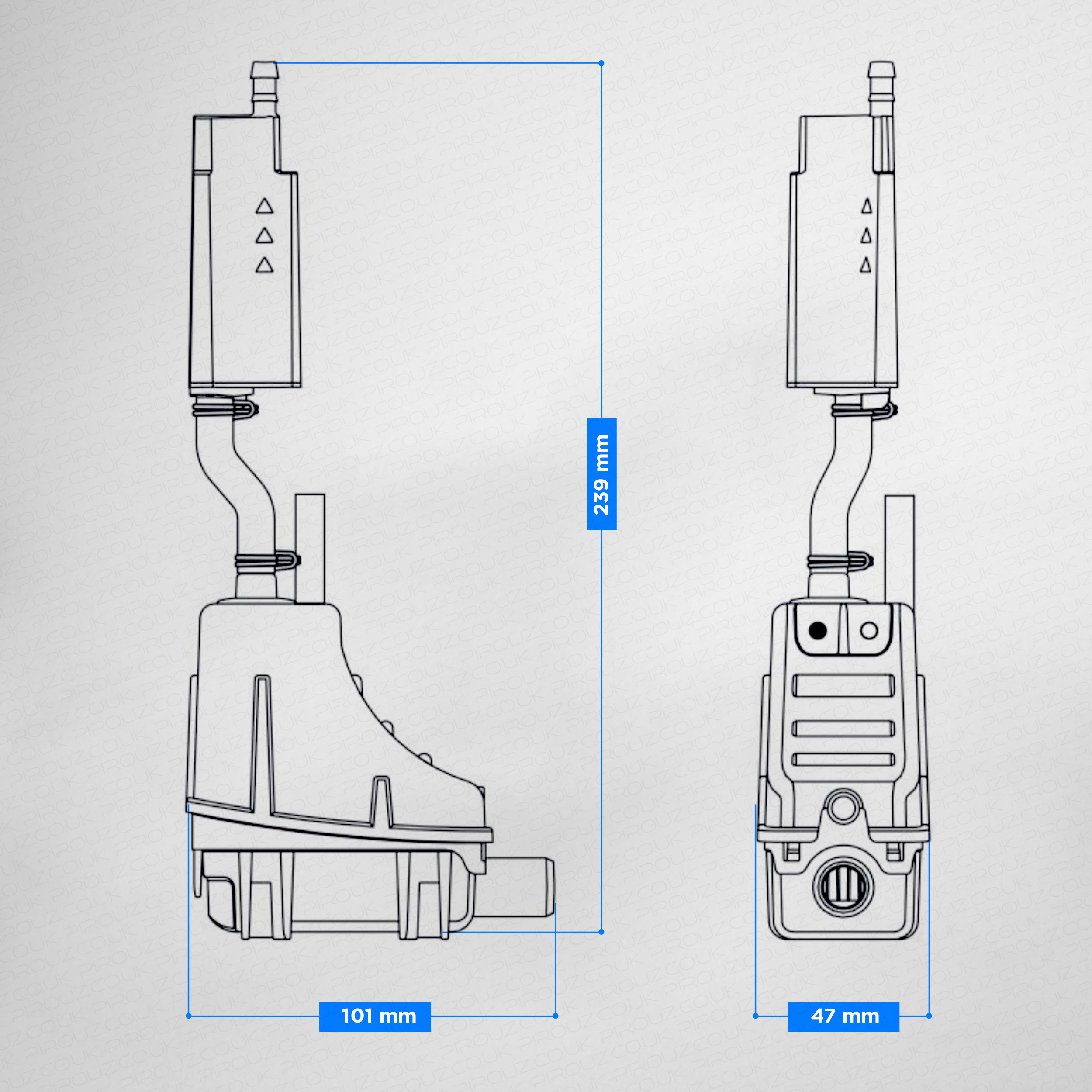 Silent Mini Lime Condensate Pump – Pirouz Ltd.