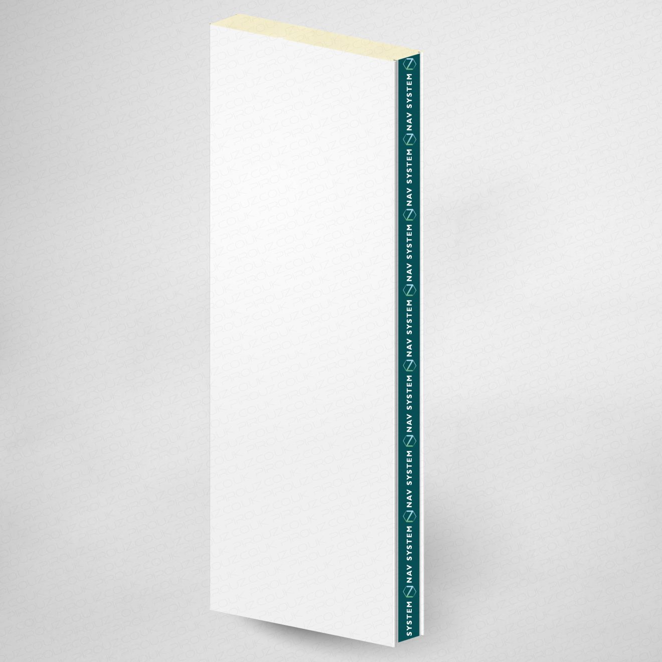 PVC Coated Insulated Panels 2200mm Length. 1150mm Width. 80mm Thickness ...