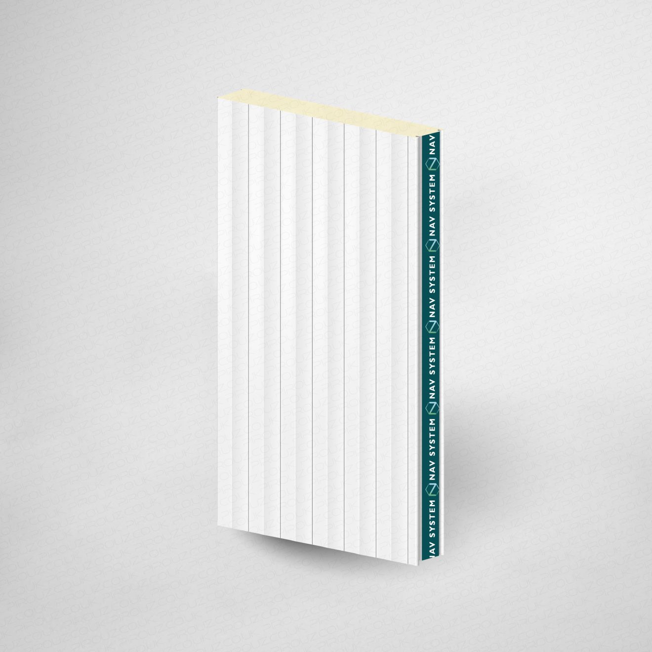 PVC Coated Insulated Panels 2200mm Length. 1150mm Width. 80mm Thickness ...